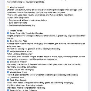 Visual Goal Tracker for Kids – Printable Motivation Planner | Editable ...