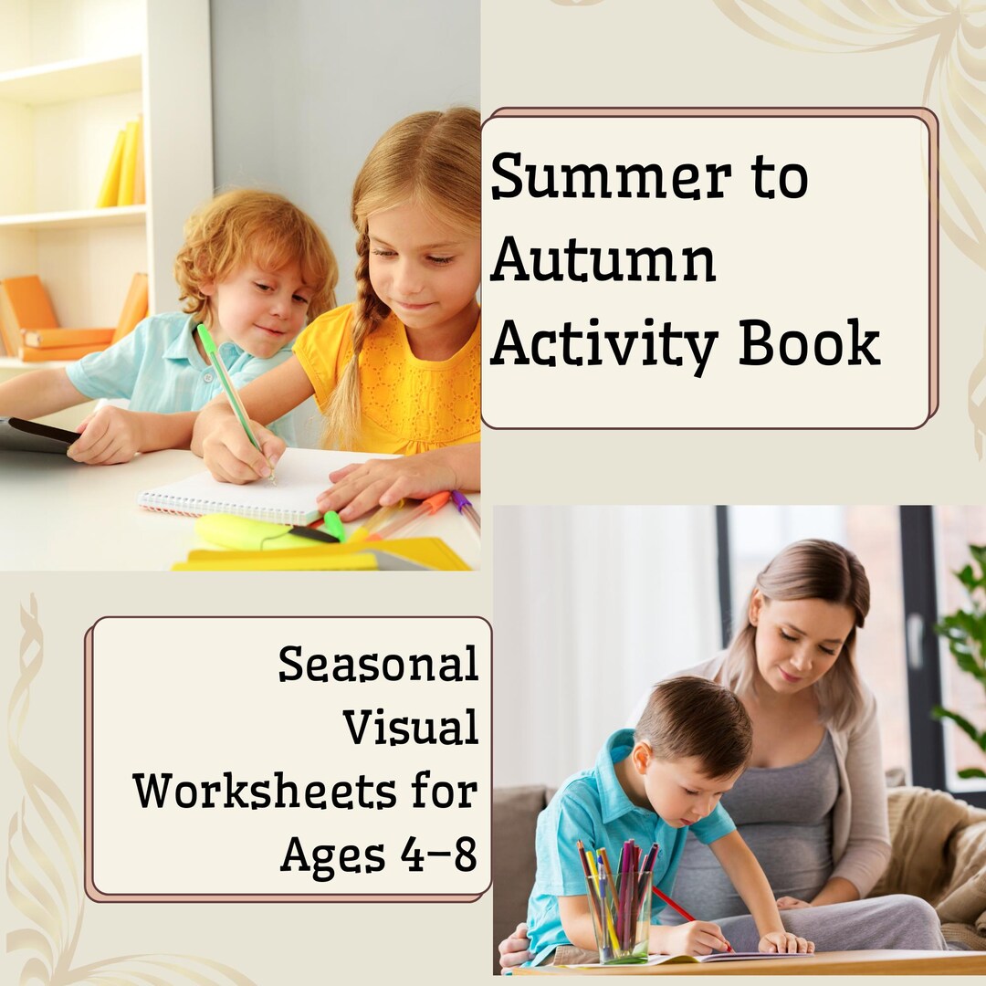 Autumn Activity Book for Kids: Sensory Learning, Weather Changes (PDF ...