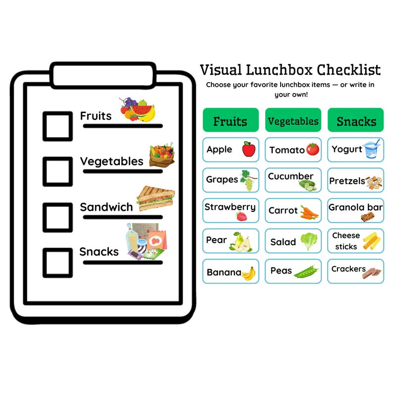 School Days Visual Bundle | Routine Cards, Goal Tracker & Checklist for ...