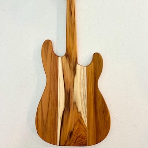 Handmade Teak Electric Guitar Charcuterie Board: Music Lover Gift - Etsy