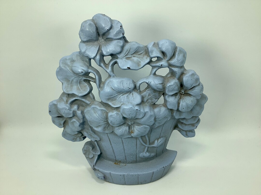 Hubley Design 221 Antique Nasturtiums Cast Iron Doorstop - Etsy