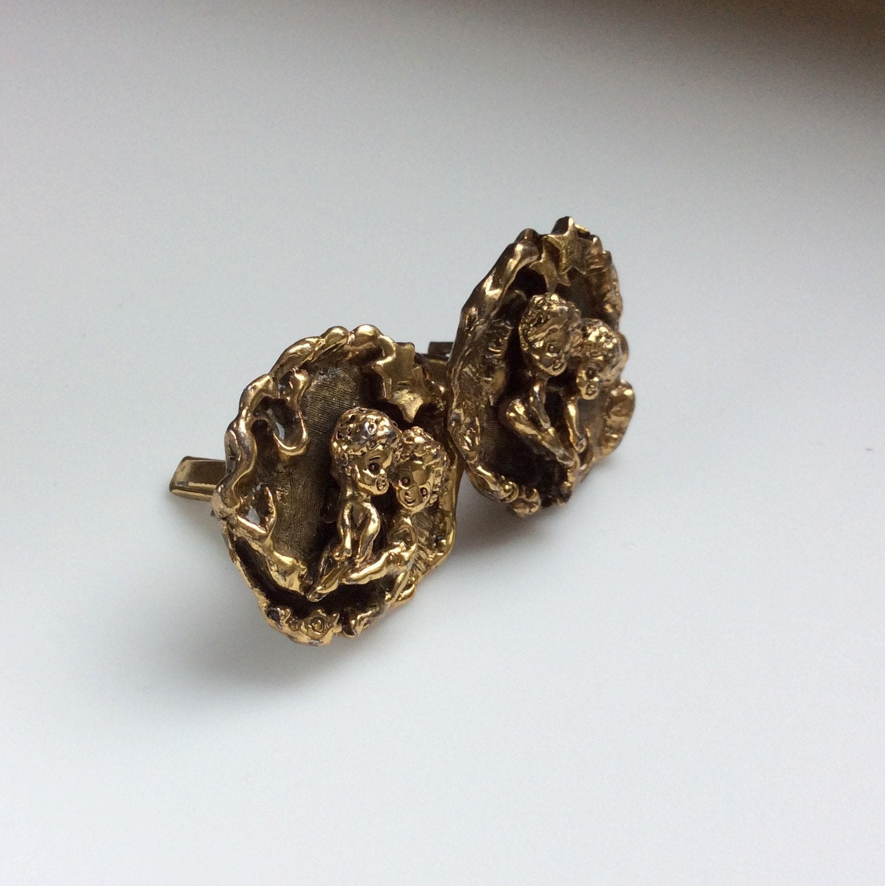 Tortolani Gemini the Twins Cuff Links - Chunky, Astrology - Etsy