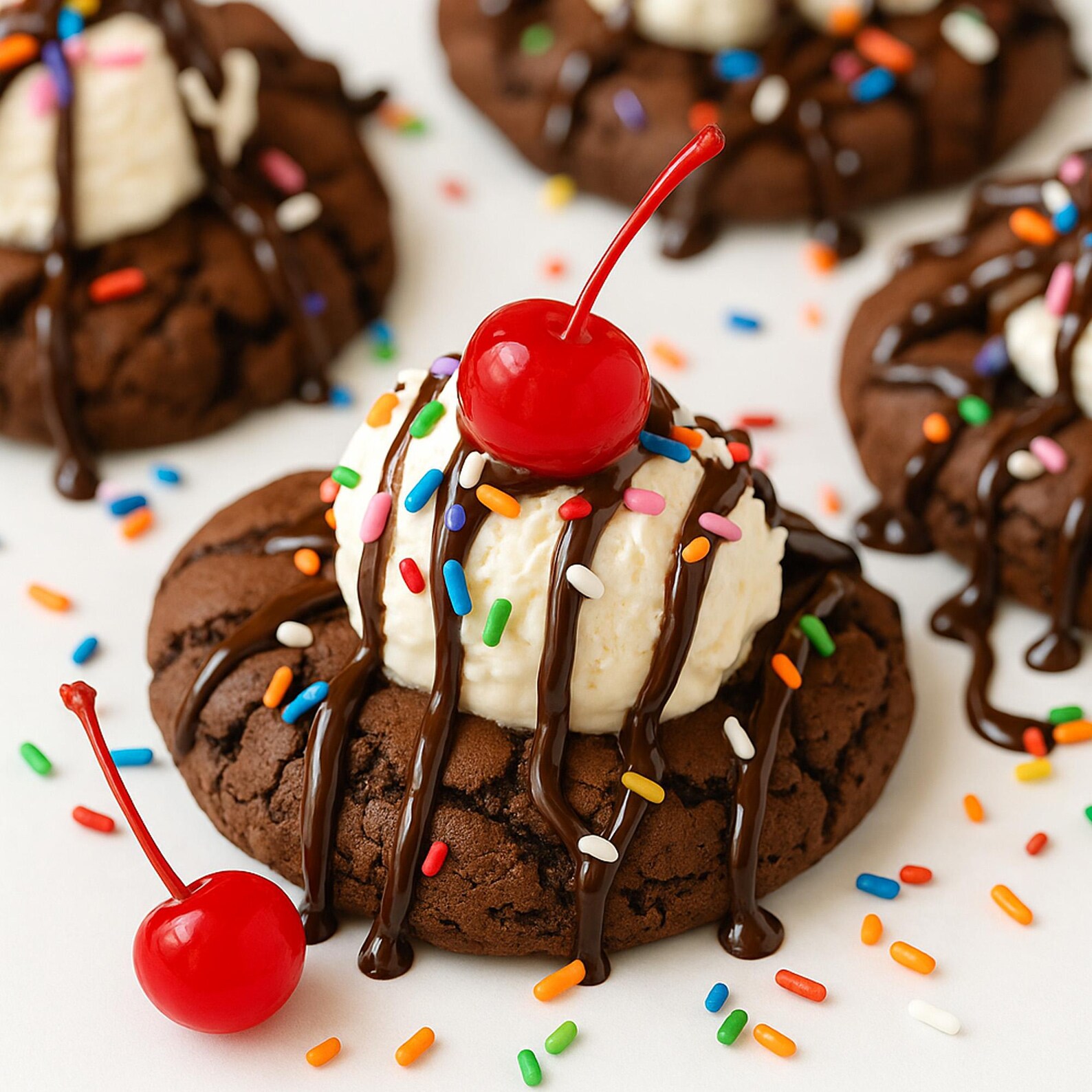 Best Brownie Sundae Cookie Recipe | Giant Cookie Recipe | Big Cookie ...