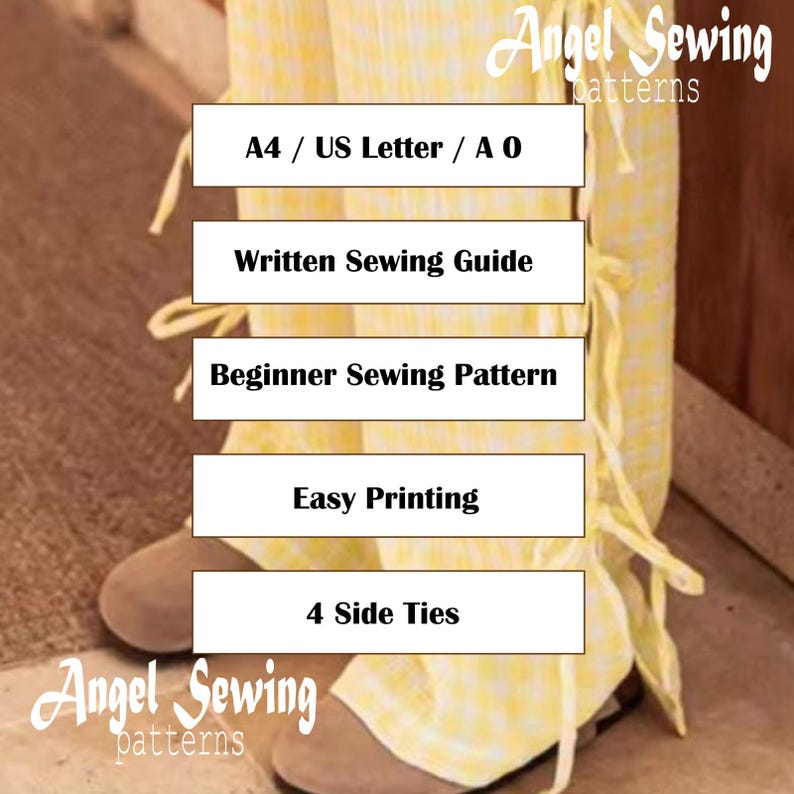 EMILY Pants / Wide Leg Pants PDF Pattern / Emily Pants With Elastic ...