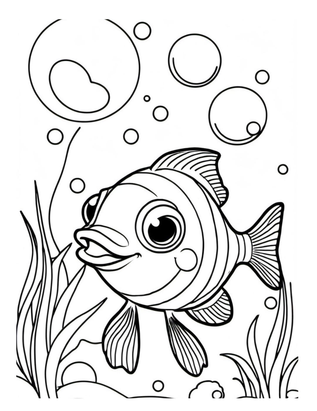 50 Kids Coloring Pages PDF | Digital Coloring Book for Ages 3-8 | Fun ...