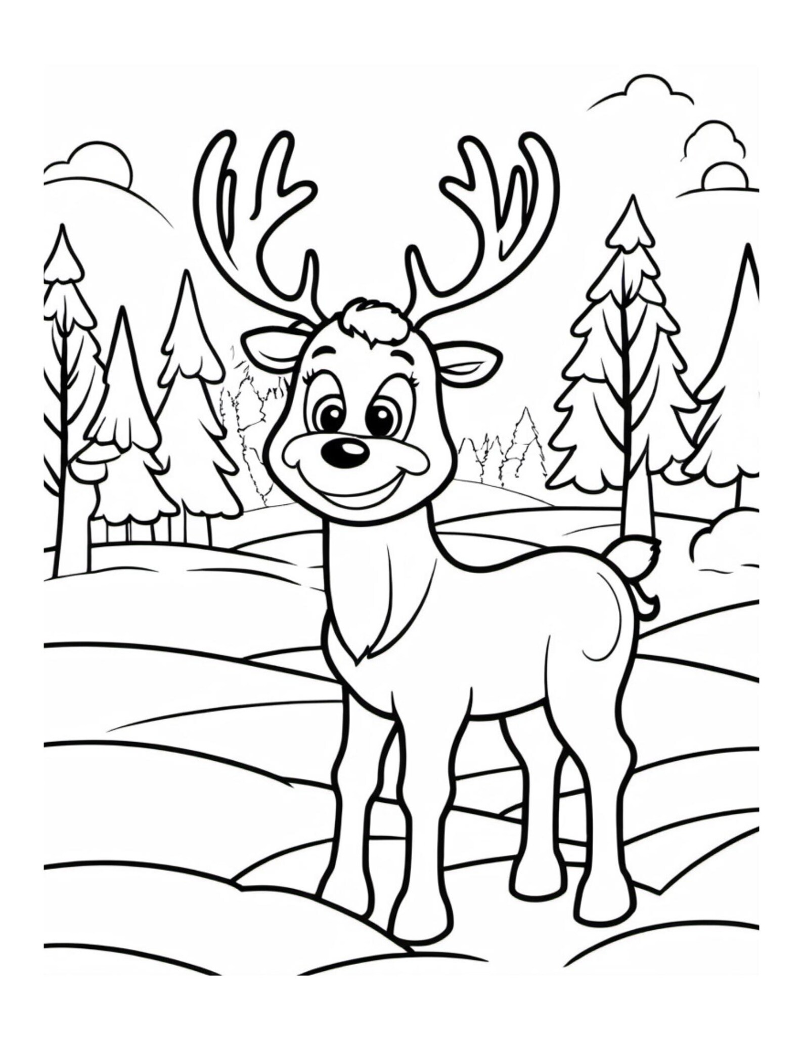 50 Kids Coloring Pages PDF | Digital Coloring Book for Ages 3-8 | Fun ...