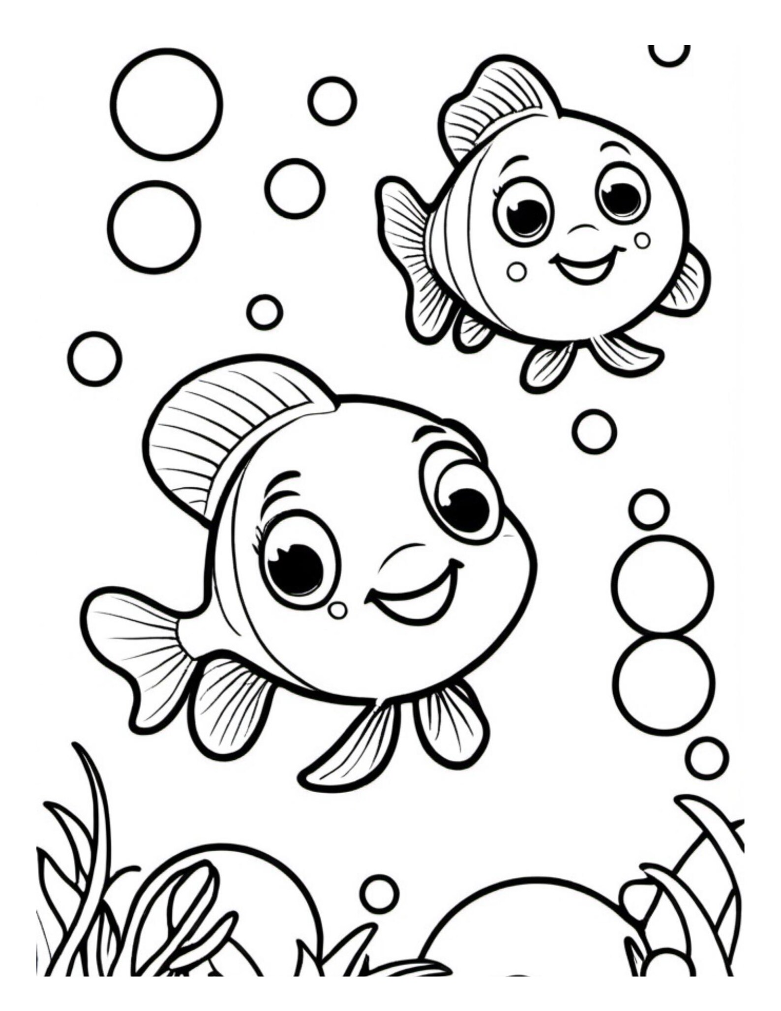 50 Kids Coloring Pages PDF | Digital Coloring Book for Ages 3-8 | Fun ...