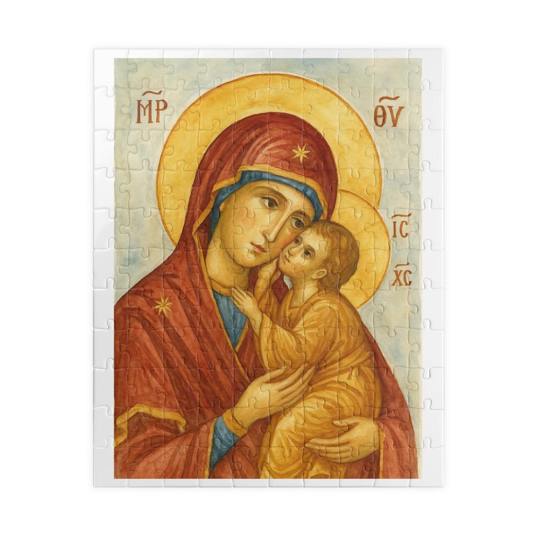 Virgin Mary Religious Puzzle - Thoughtful Gift for Special Occasions - Etsy