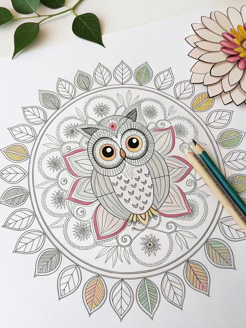 Mandala 14 Printable Colouring Pages for Relaxation & Creativity ...
