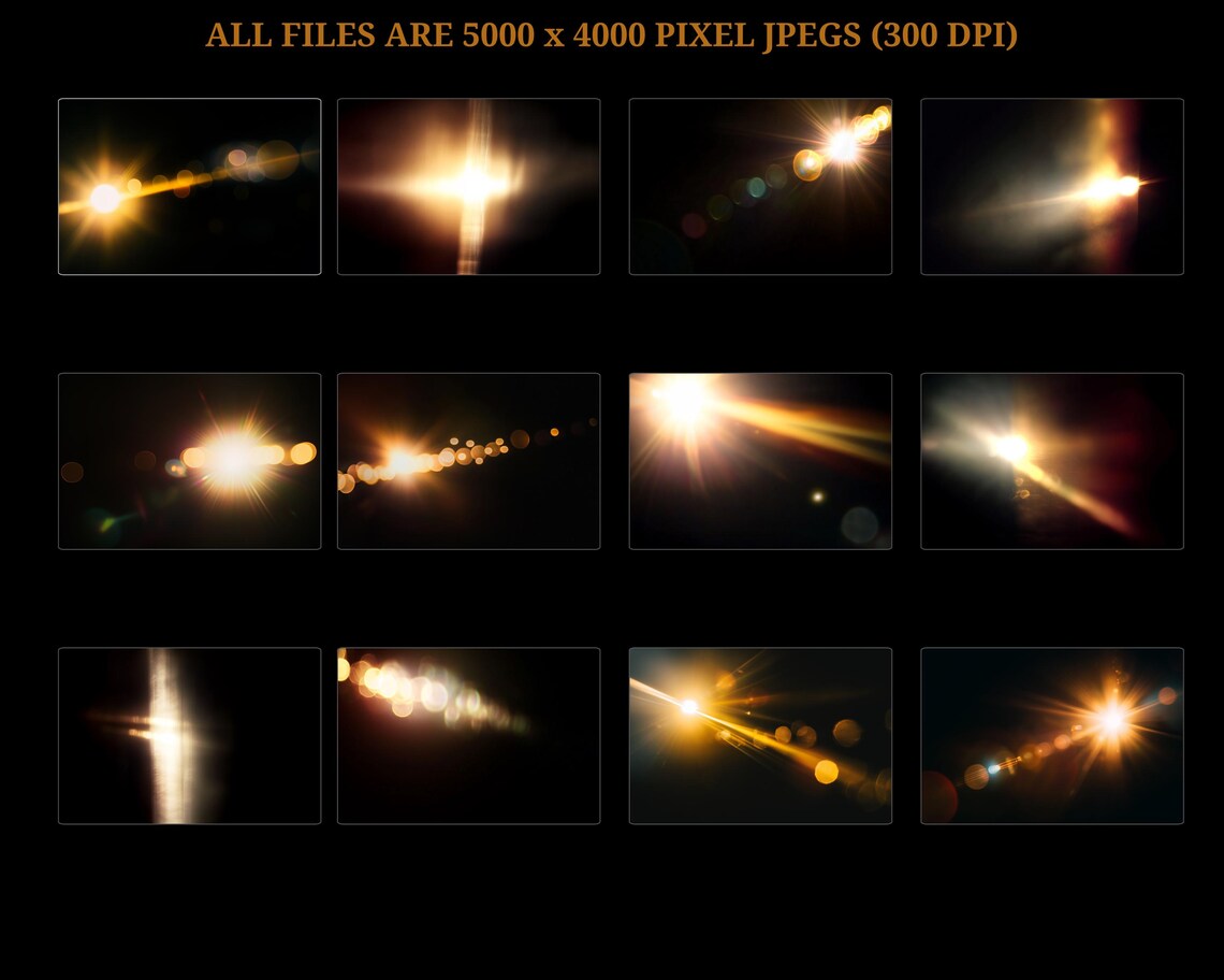 24 High Res Bokeh Overlay, Photoshop Overlay Large Bokeh Overlays ...