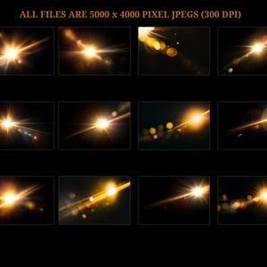 24 High Res Bokeh Overlay, Photoshop Overlay Large Bokeh Overlays ...