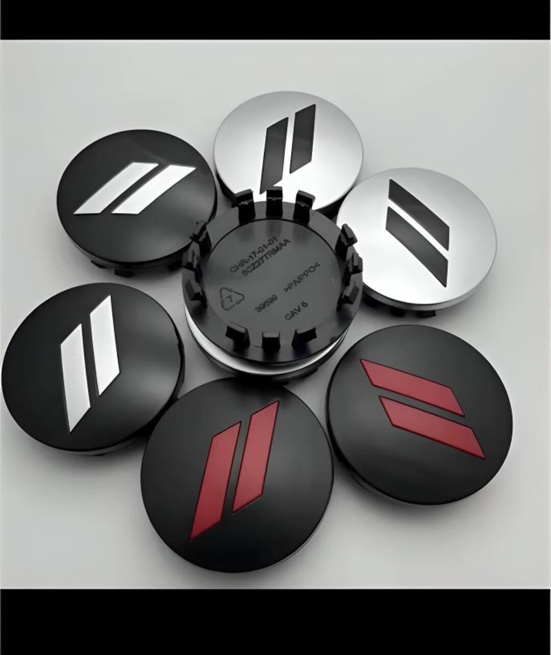 Dodge Charger Challenger Hellcat SRT Center Caps – 63mm Rim Hub Emblem ...