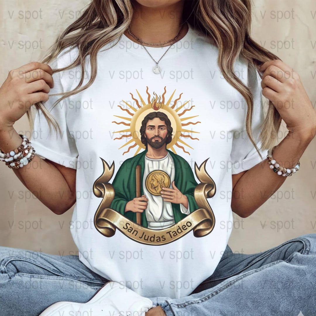 San Judas Tadeo Print, Catholic Art, Patron Saint (digital) - Etsy
