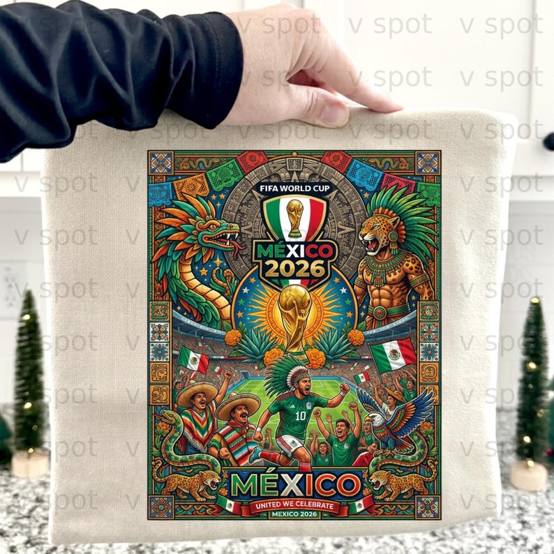 Mexico World Cup 2026 Digital Art Print, FIFA Soccer Fan Gift, Mexican ...