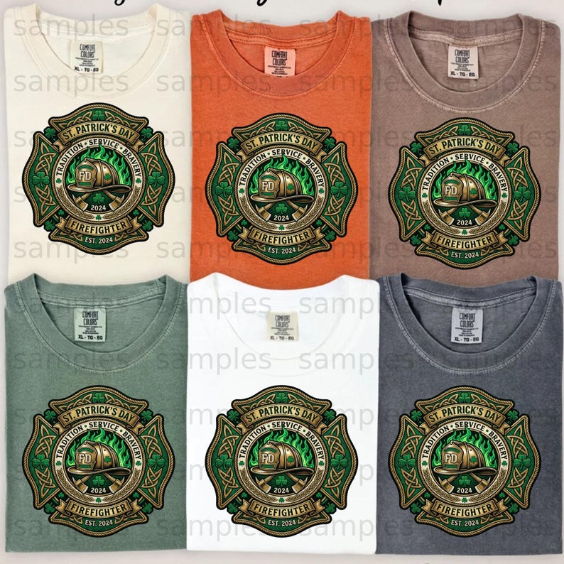 St. Patrick's Day Firefighter PNG, Celtic Maltese Cross, Shamrock FD ...