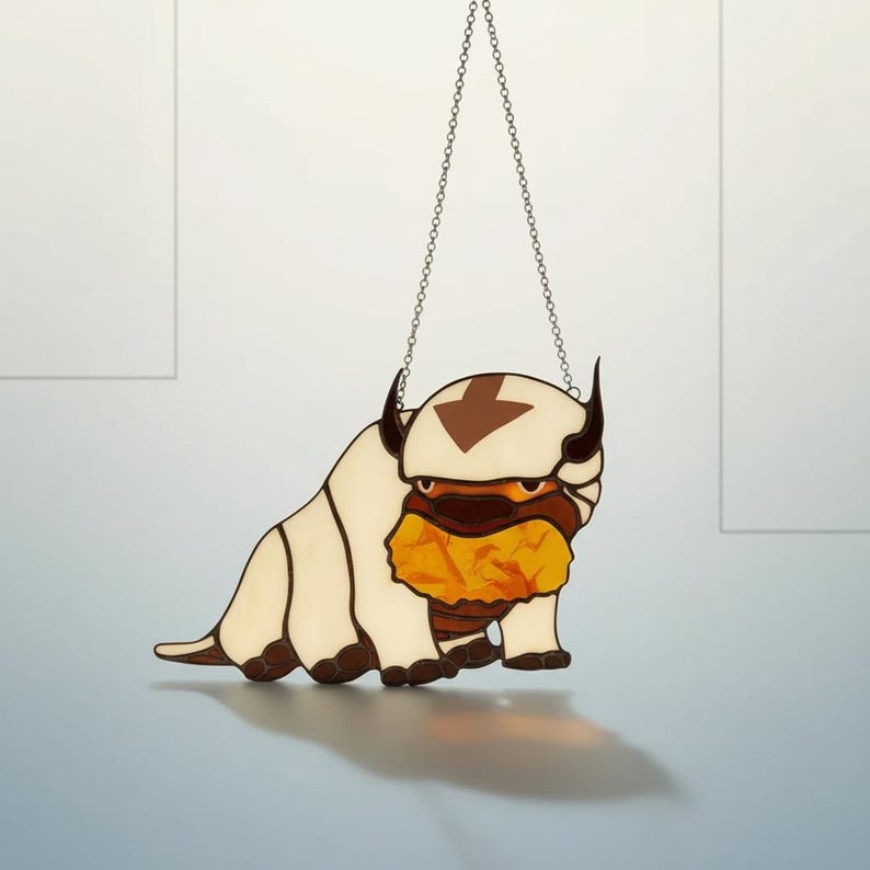 Avatar Appa Suncatcher | Cartoon Inspired Window Ornament | Last ...