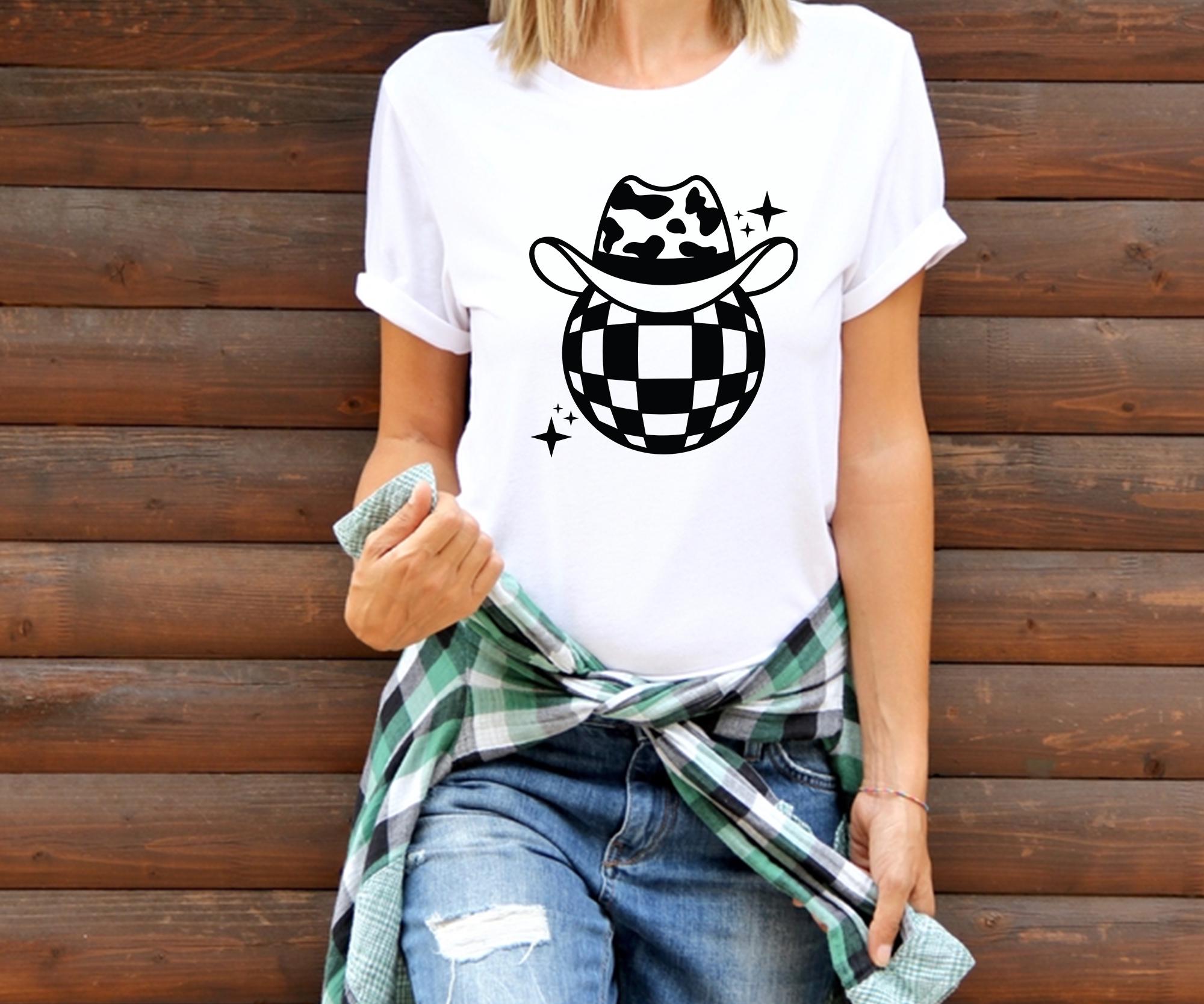 Disco Cowgirl SVG, Cowboy Hat, Bachelorette Western (digital Files) - Etsy