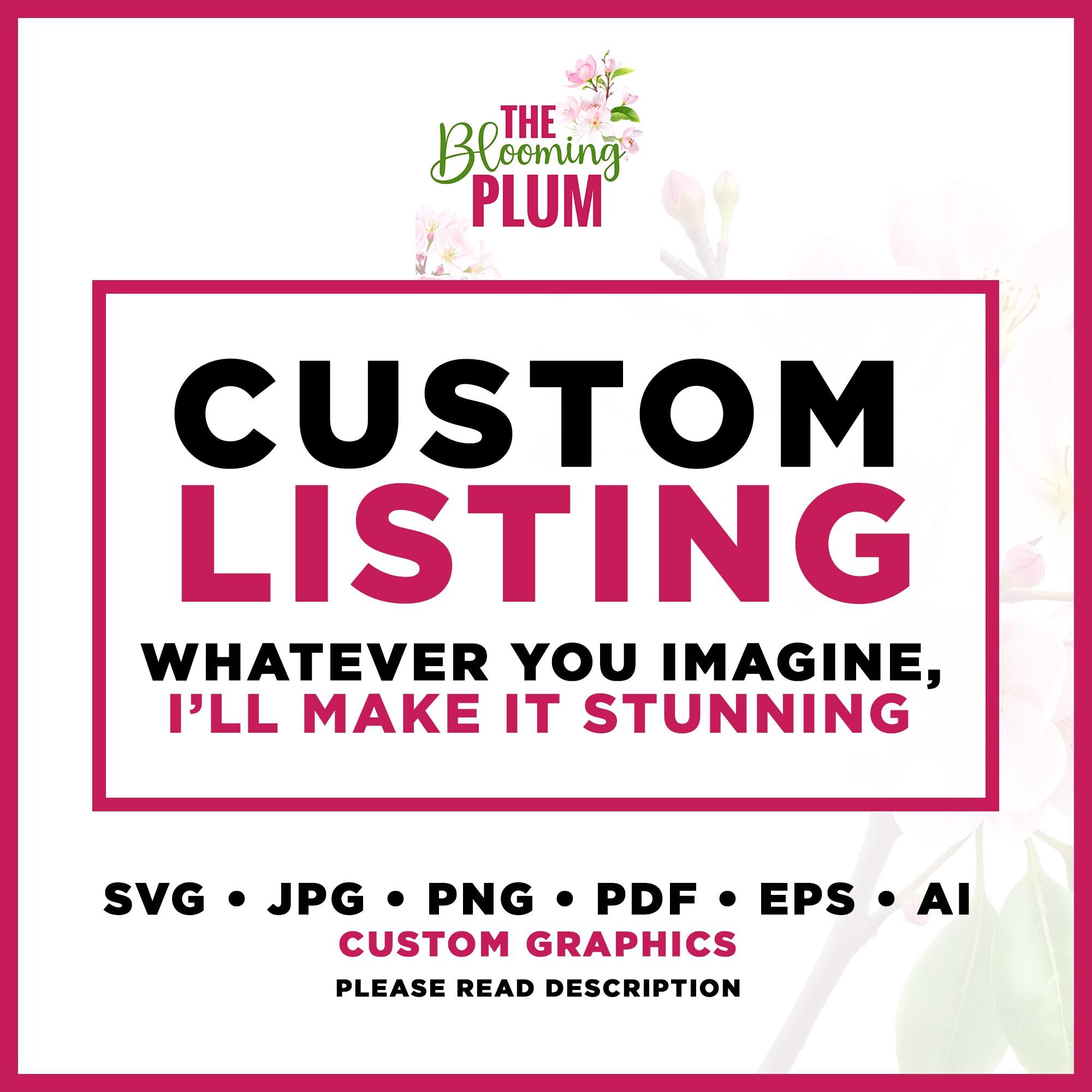 Custom SVG for Your Text, Image or Logo, Request Custom Svg, Text Svg ...
