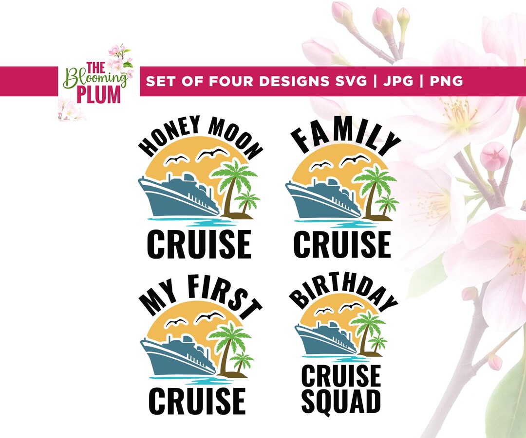 Cruise Svg Bundle, Kids First Cruise Svg, Cricut, Sublimation, Cruise ...