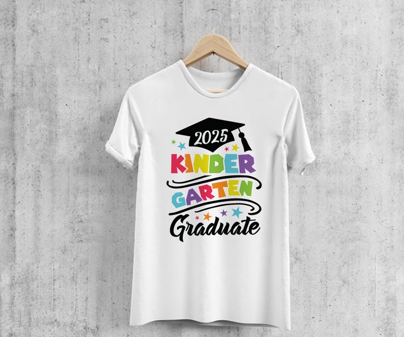 Kindergarten Graduate 2025 Svg, Kinder Grad 2025 Svg, Cricut ...