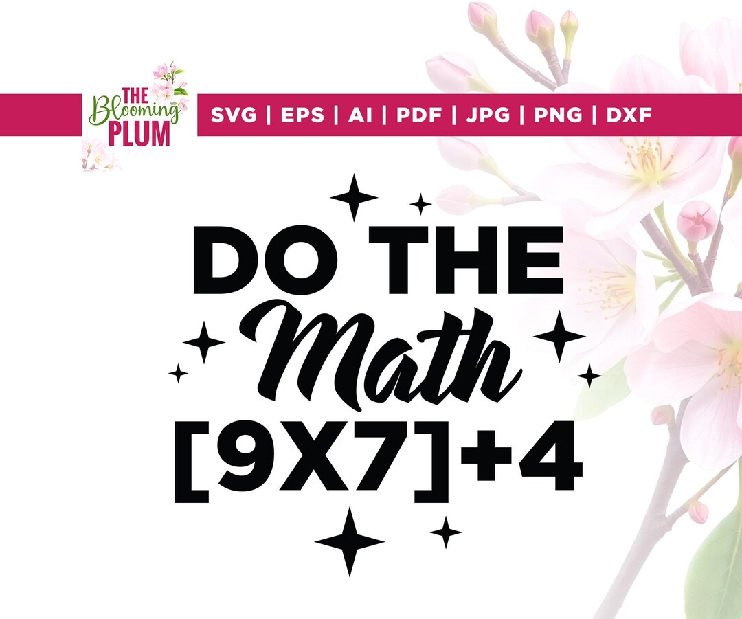 Do the Math 67 Meme SVG, 6 7 Svg Teacher, Cricut, Sublimation ...
