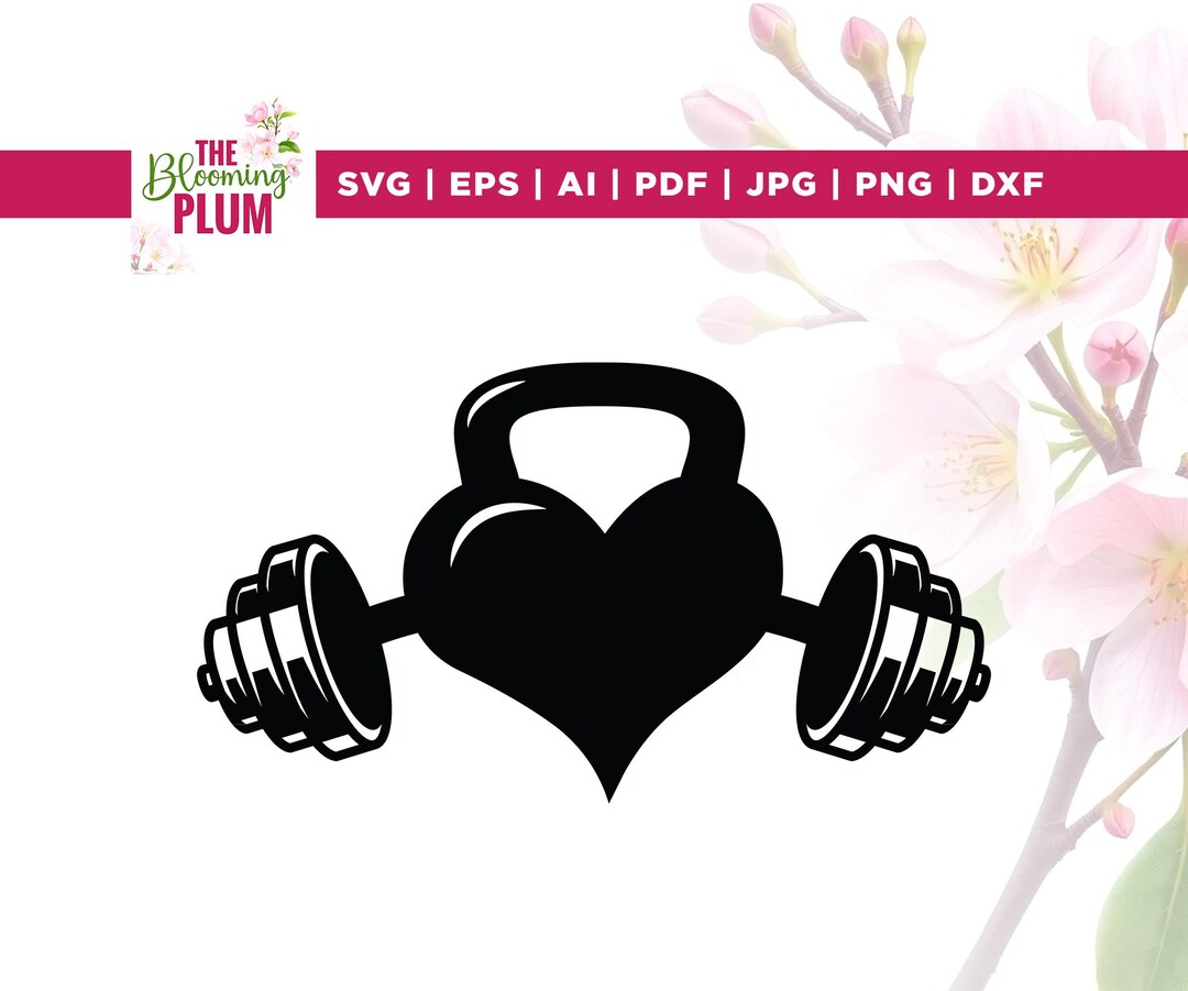 Barbell Svg, Weight Svg, Gym Svg, Cricut, Sublimation, Love Gym Svg ...