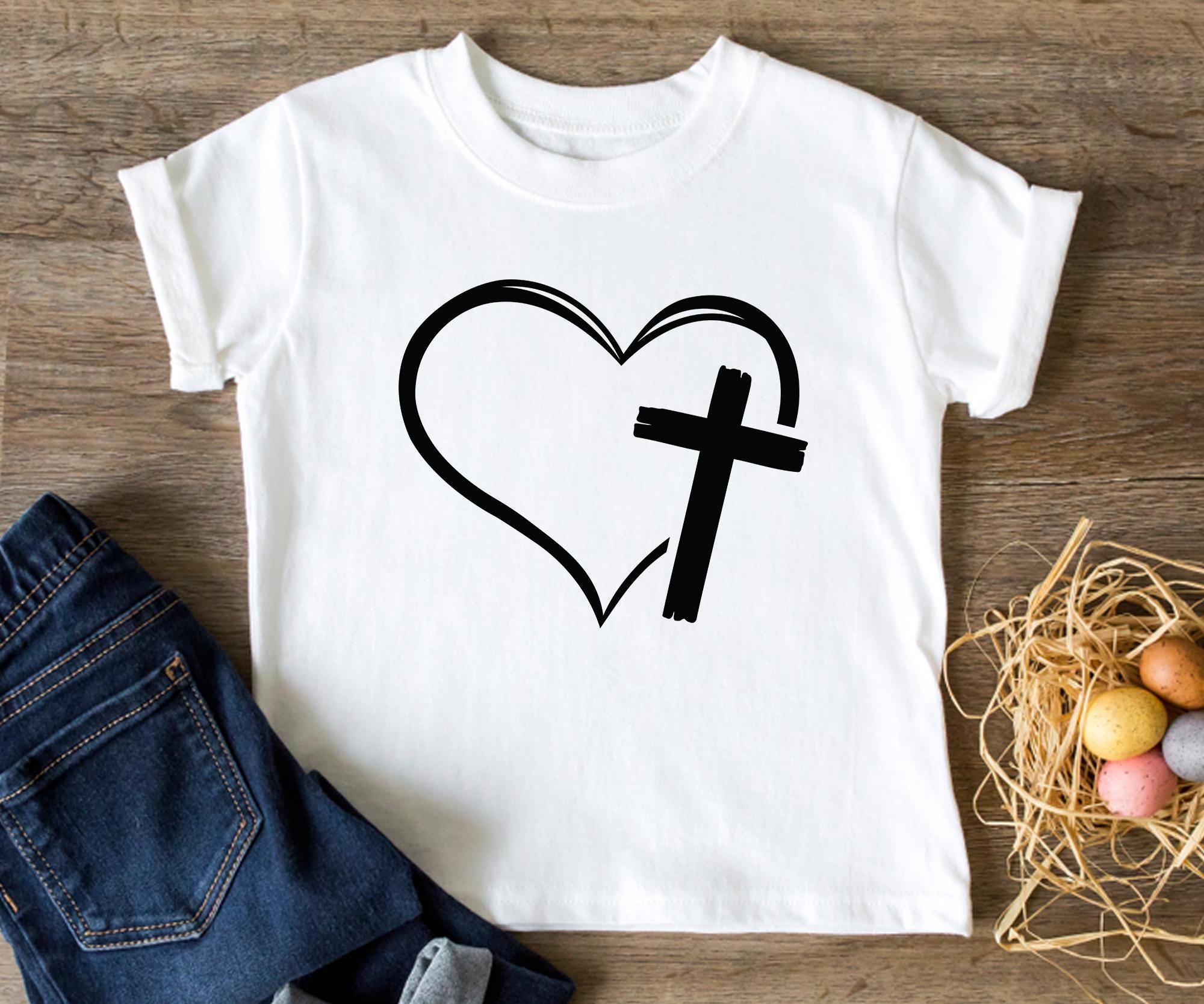 Jesus Heart Cross SVG, Christian Cut File (digital Download) - Etsy