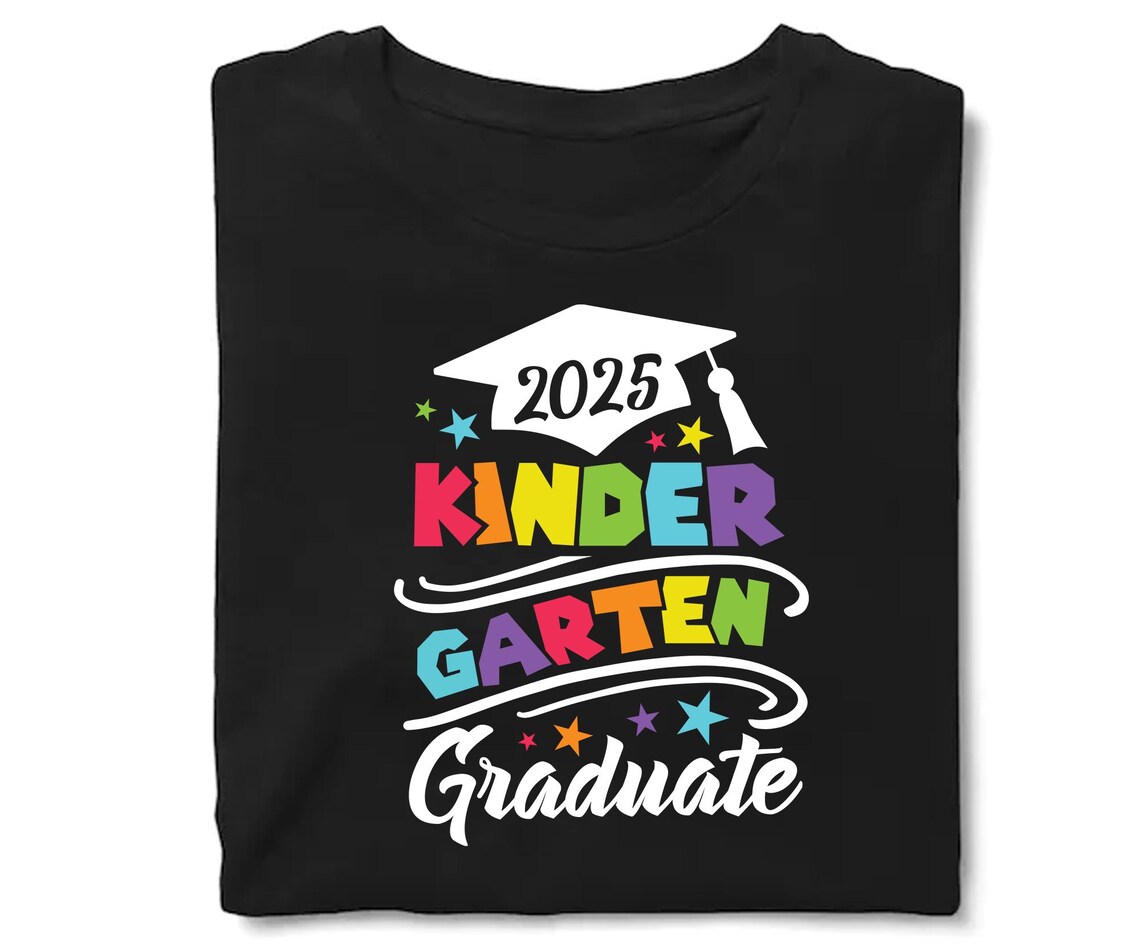 Kindergarten Graduate 2025 Svg, Kinder Grad 2025 Svg, Cricut ...