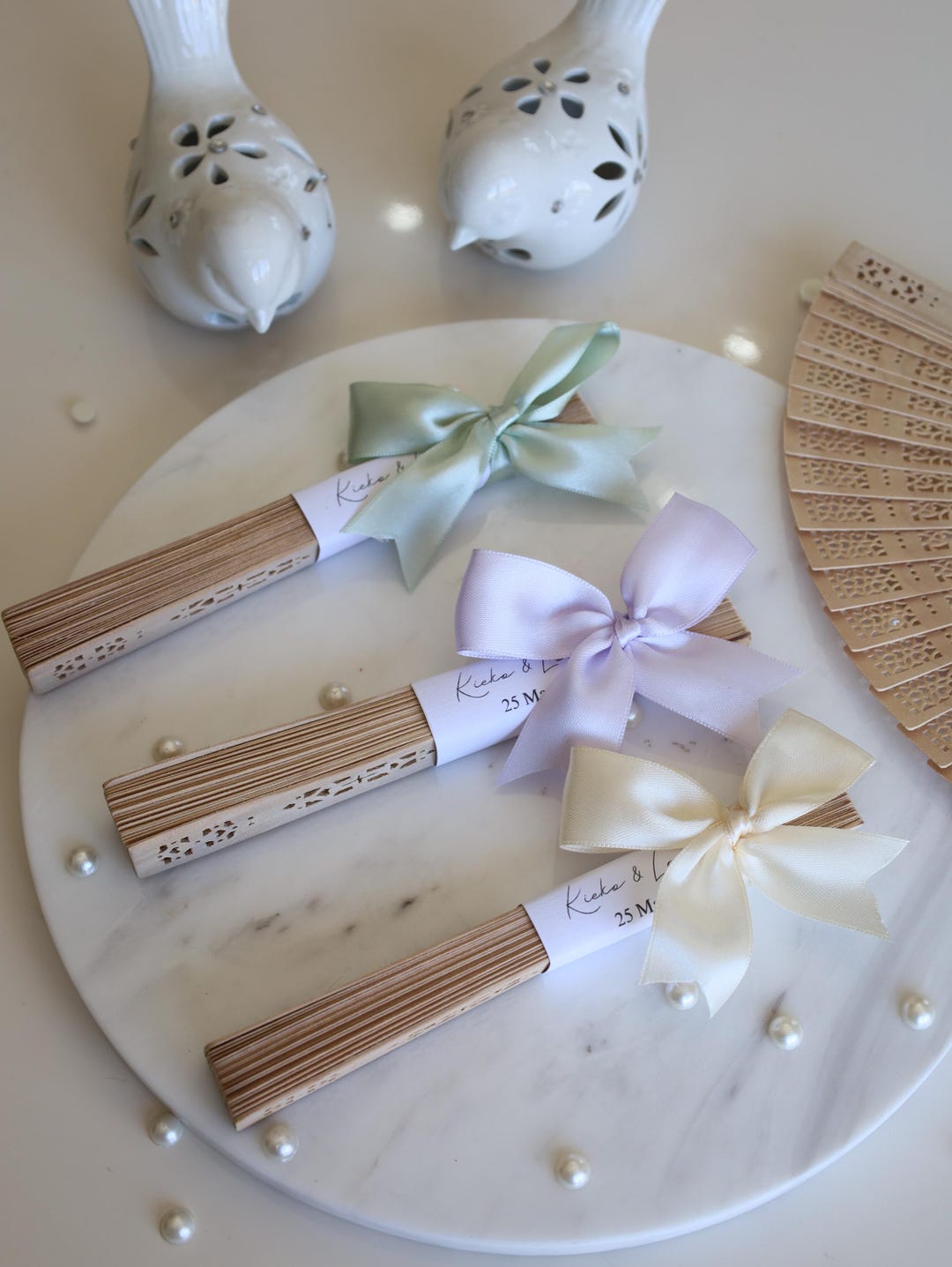 Personalized Wedding Favors Hand Fan, Bulk Wedding Favors, Wedding ...