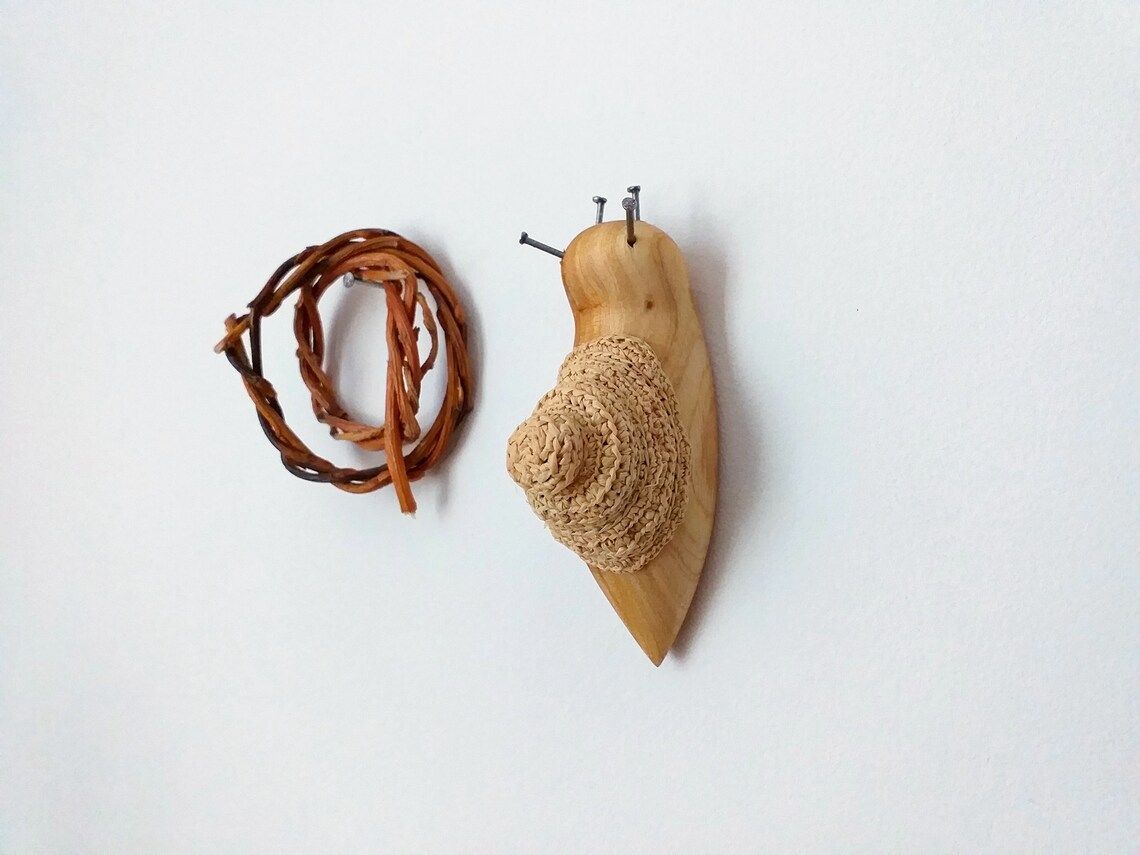 Wooden Snail for Wall Decor Wood Carving Snail - Etsy