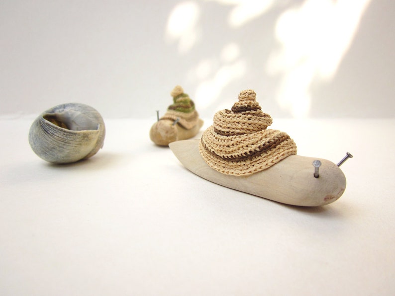 Made to Order, Wooden Snail, Wood Carving, Miniature Art, Wooden ...