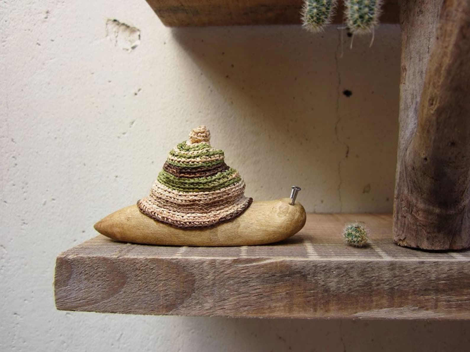 Made to Order, Wooden Snail, Wood Carving, Miniature Art, Wooden ...