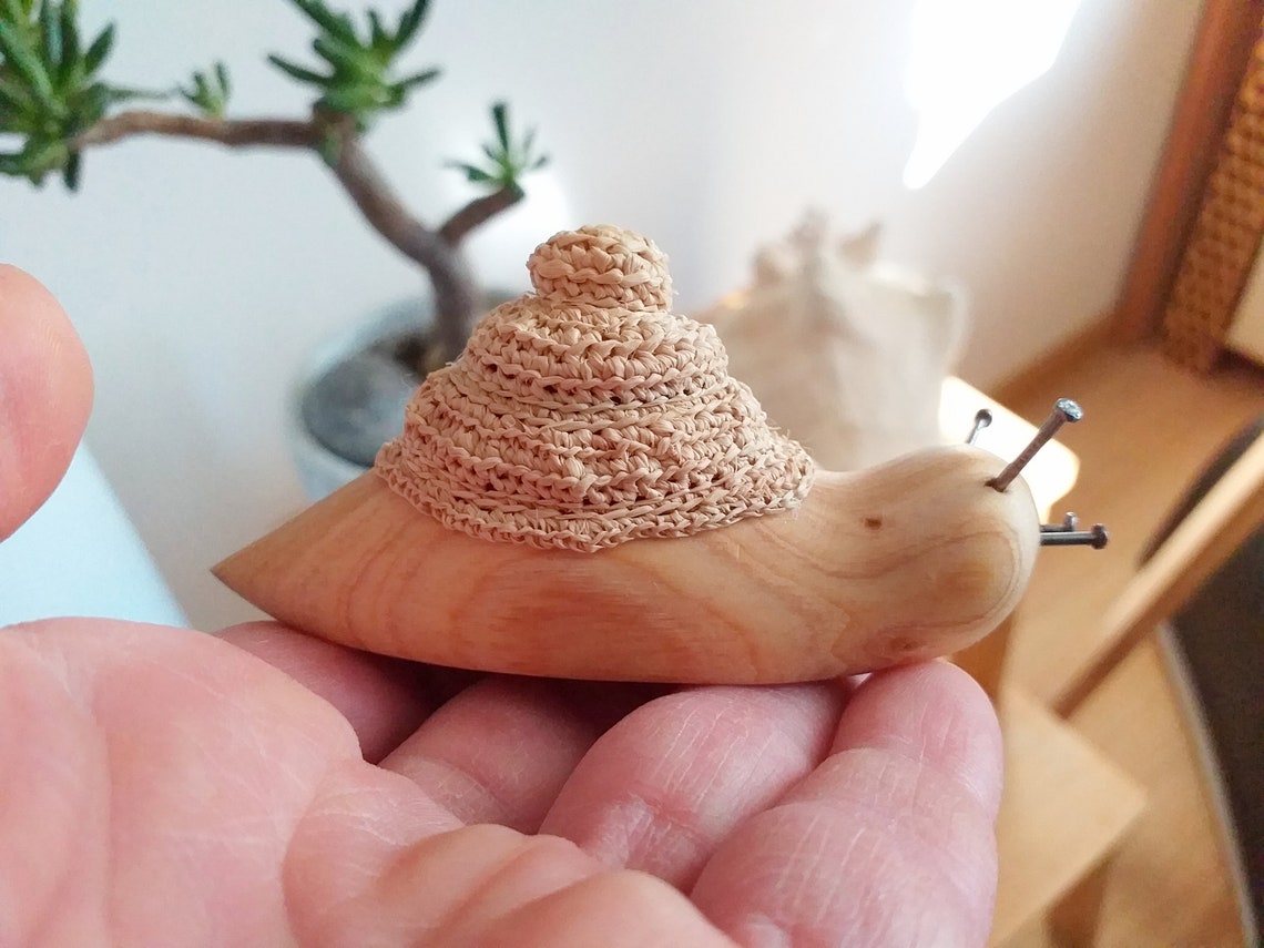 Wooden Snail for Wall Decor Wood Carving Snail - Etsy