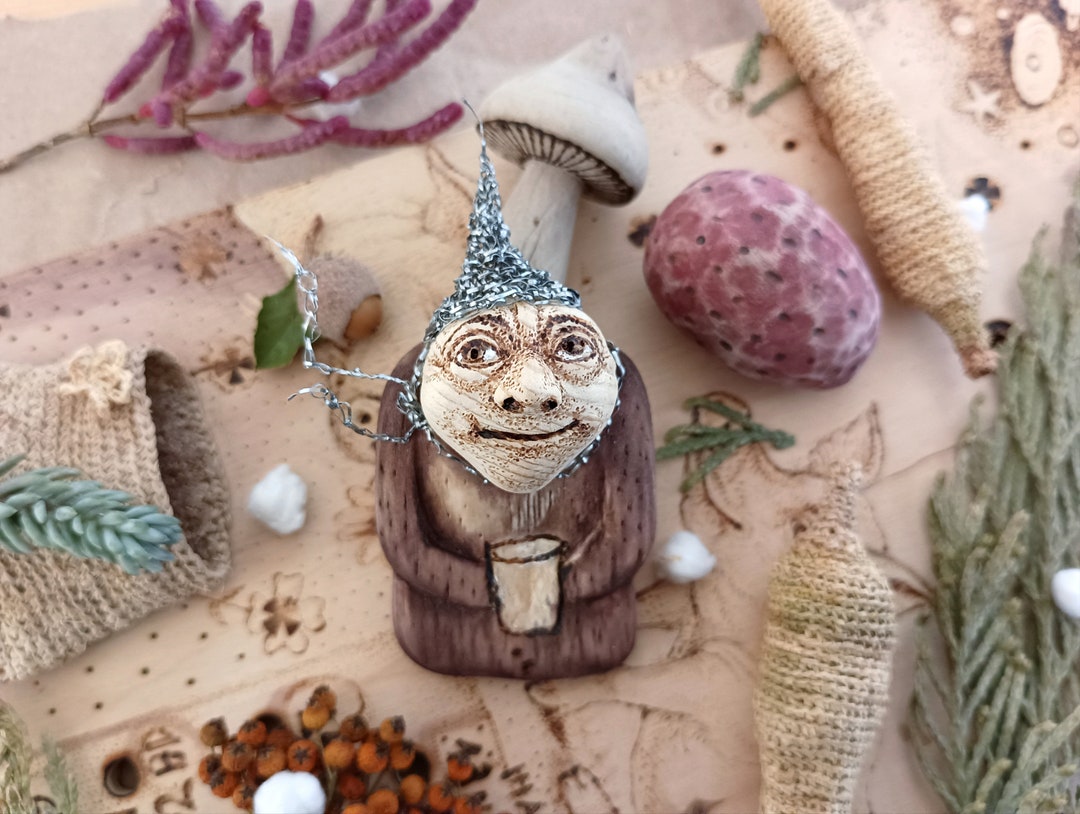 Christmas Dwarf, Hand Carved Dwarf, Christmas Wall Decoration ...