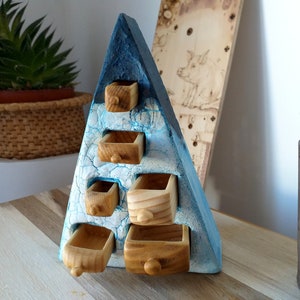 Mountain Shape Box, Concrete Storage Box, Concrete Jewelry Box, Unique ...