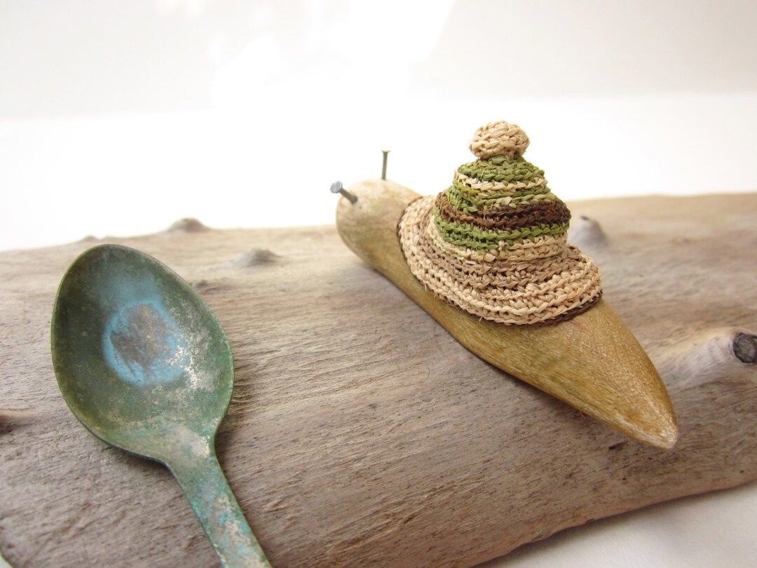 Made to Order, Wooden Snail, Wood Carving, Miniature Art, Wooden ...
