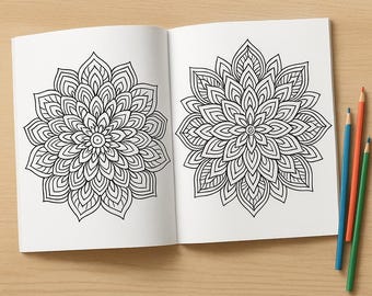 Mandala Coloring Pages for Adults – Relaxation & Mindfulness Printable ...