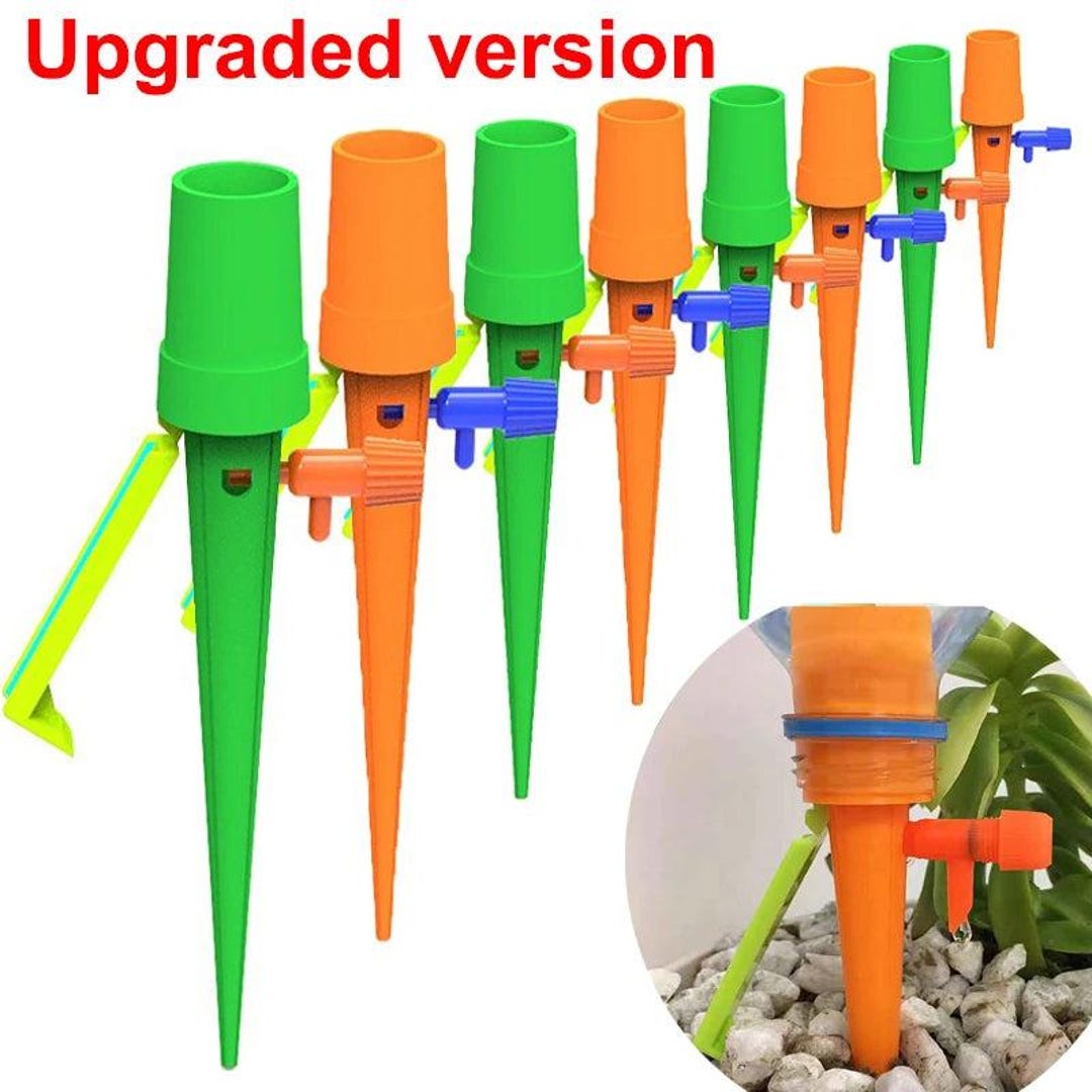 6 Pcs Automatic Plant Watering Spikes Drip Irrigation System - Etsy