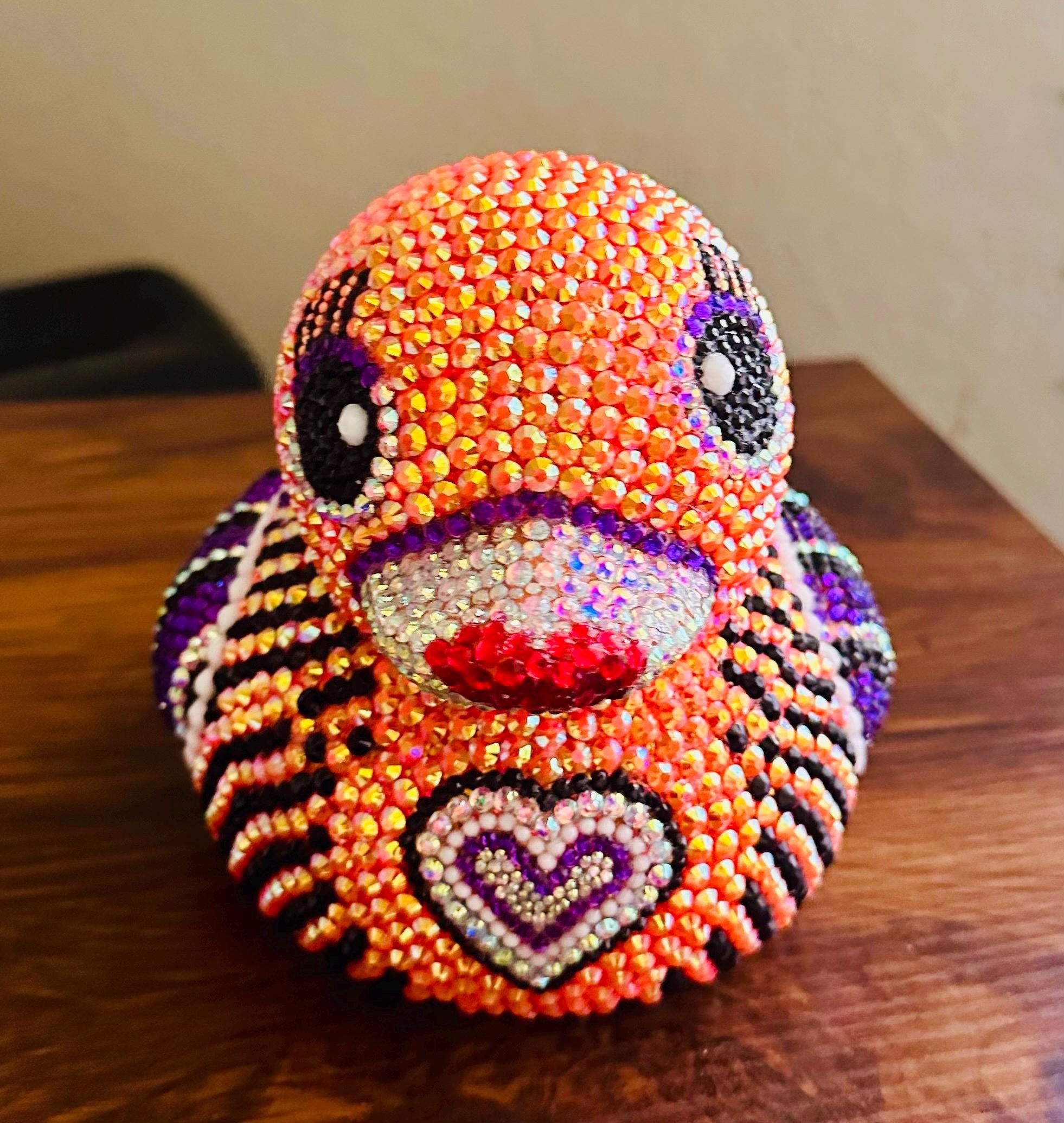 Customized, Hand Placed, Rhinestoned, Rubber Ducks - Etsy