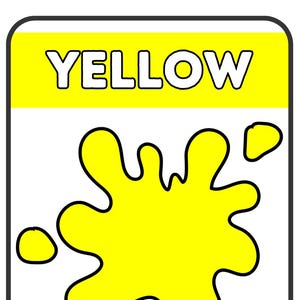 Printable Color Flashcards: Toddler & Preschool Learning (digital ...