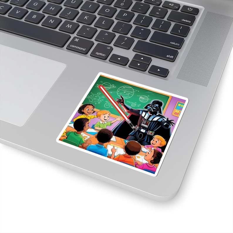 Galactic Classroom Darth Vader Teacher Kiss-cut Stickers - Fun for Kids ...