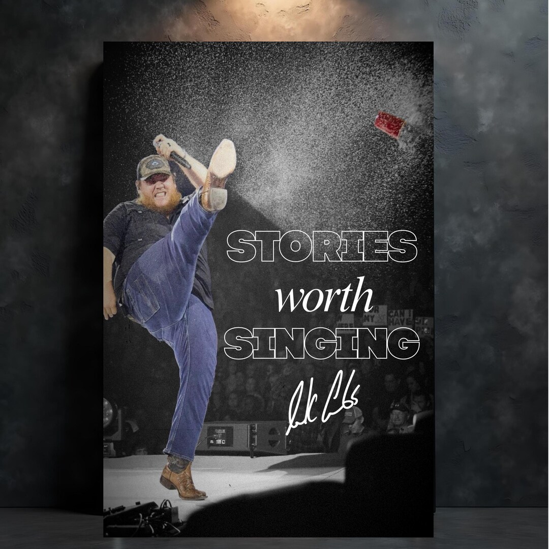 Luke Combs Poster Rolled Posters | Country Music Wall Decor ...