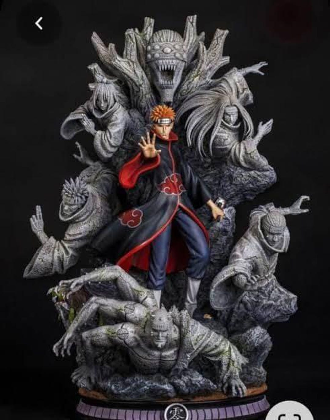 Naruto Shippuden Pain Statue Diorama | Akatsuki Leader Collectible ...