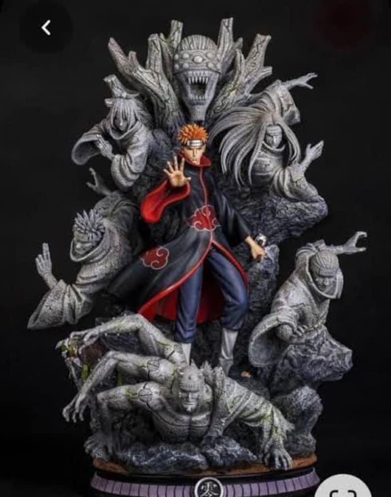 Naruto Shippuden Pain Statue Diorama | Akatsuki Leader Collectible ...