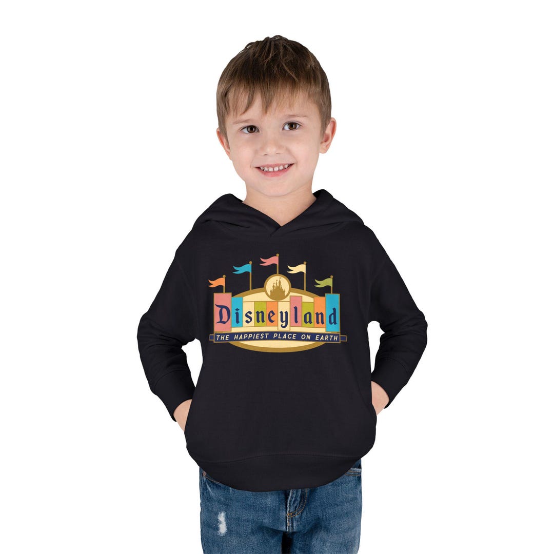 Goofy Town Way Back Machine Retro Logo Toddler Hoodie | Kids Pullover ...