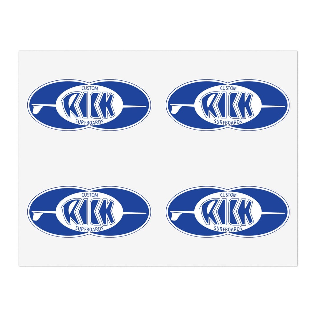 RICK SURFBOARDS Sticker Sheets - Etsy