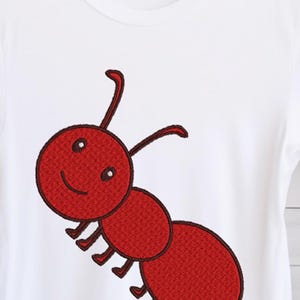 Cute Ant Embroidery Design – Smiling Red Ant – 3" 4" 5" 6" 8" Hoop ...