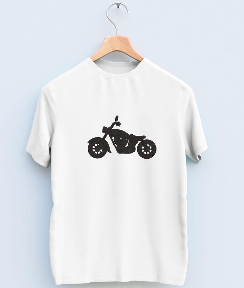 Motorcycle Embroidery Designs – Biker Machine Embroidery – Front & Side ...