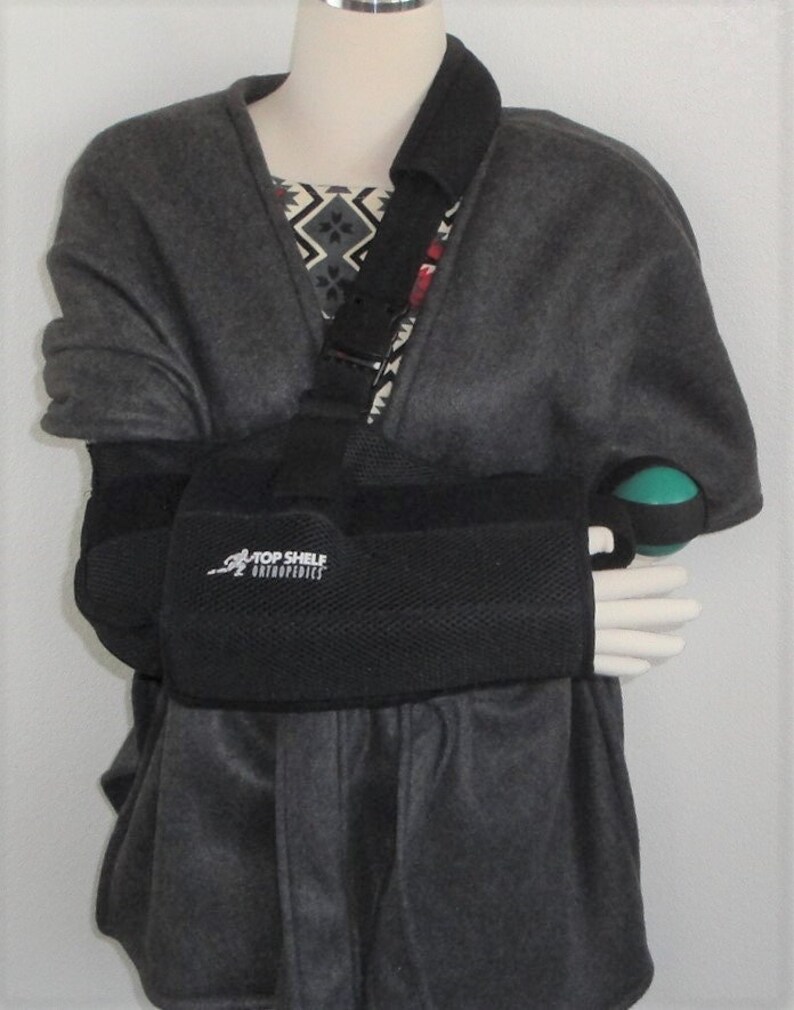 Shoulder Shirt FLEECE Cape Post Surgery Outerwear/ Shoulder Mastectomy ...