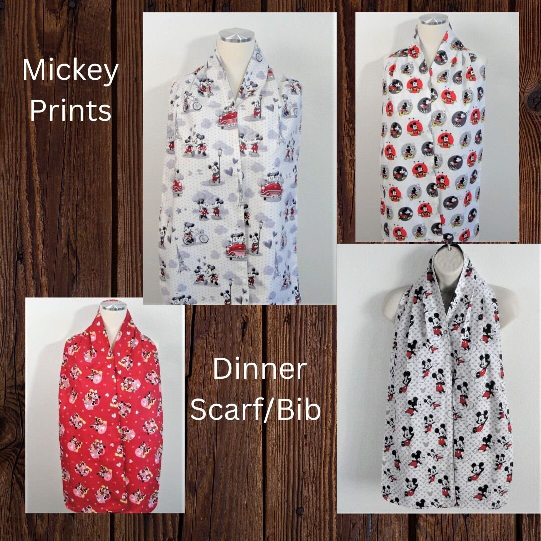 Adult Bib / Dinner Scarf / Dignity Bib - Seniors, Nursing Home ...